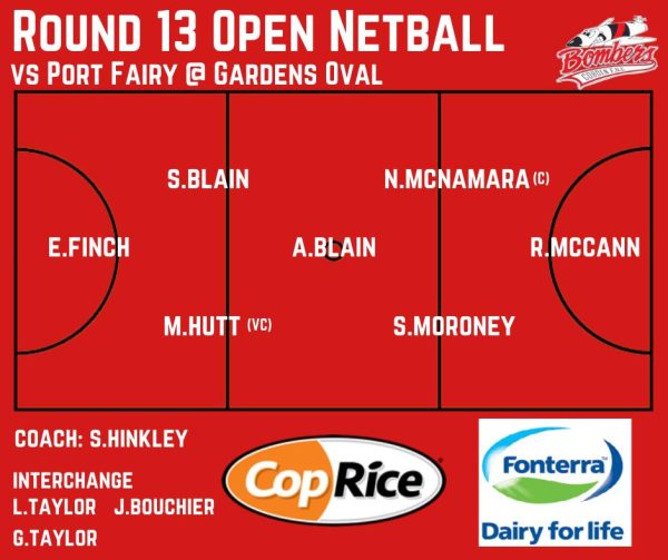 Round 13 | Netball | Cobden Football Netball Club